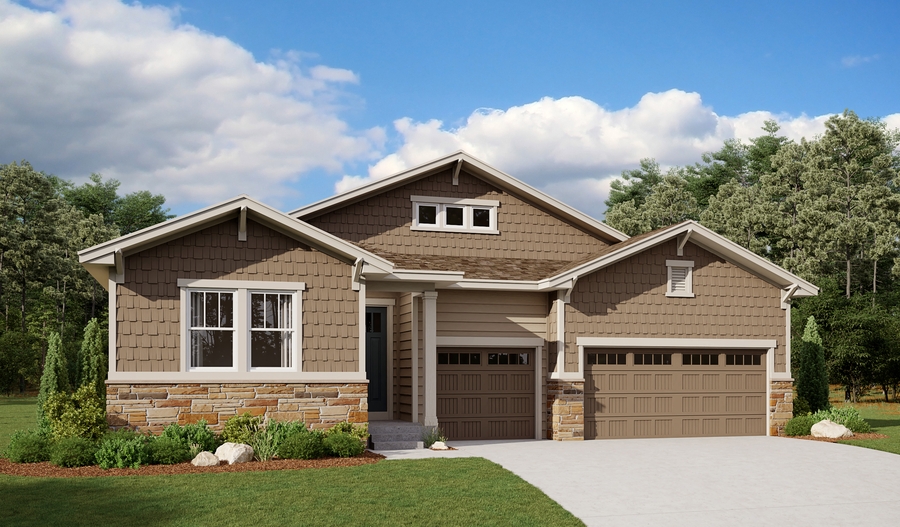 Darius floor plan at Vista Pines at Crystal Valley | Richmond American ...
